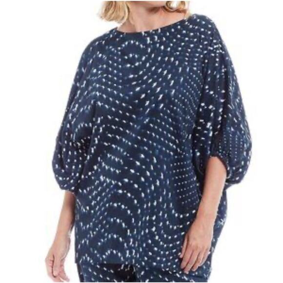 bryn Walker | Tops | Bryn Walker Blue White Wilder Bateau Neck Elbow ...